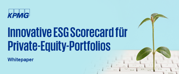 Innovative ESG Scorecard für Private-Equity-Portfolios - KPMG AG Wirtschaftsprüfungsgesellschaft