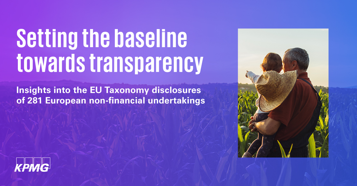 Setting the baseline for transparency: Zweite Studie zur EU-Taxonomie ...