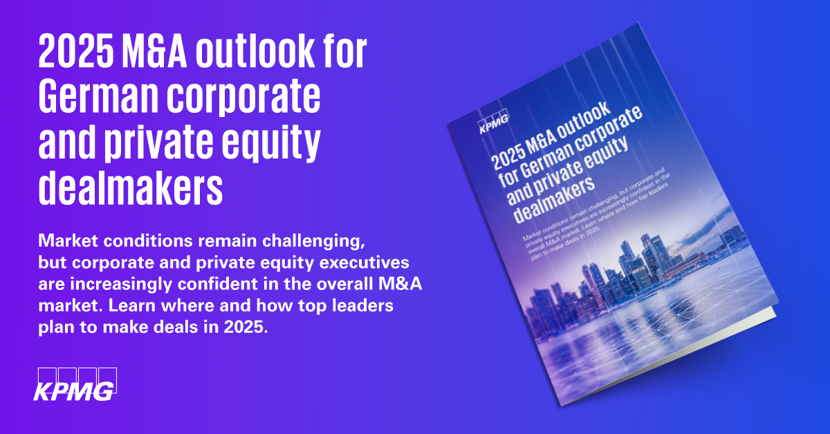 2025 M&A outlook for German corporate and private equity dealmakers