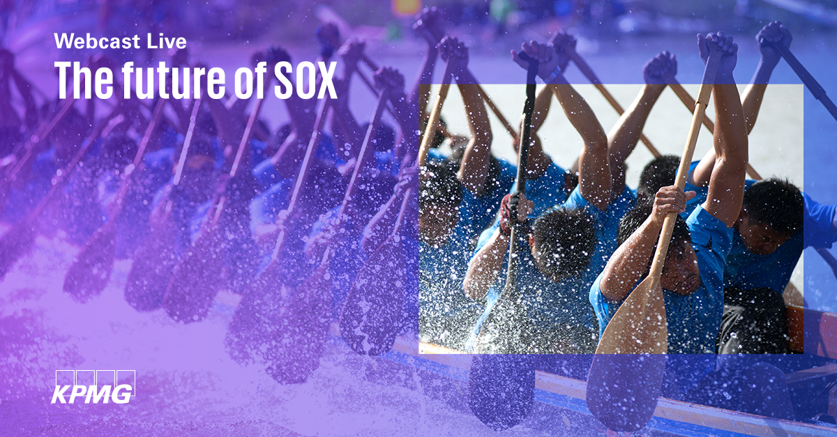 Webcast - The Future of SOX: SOX turns 20