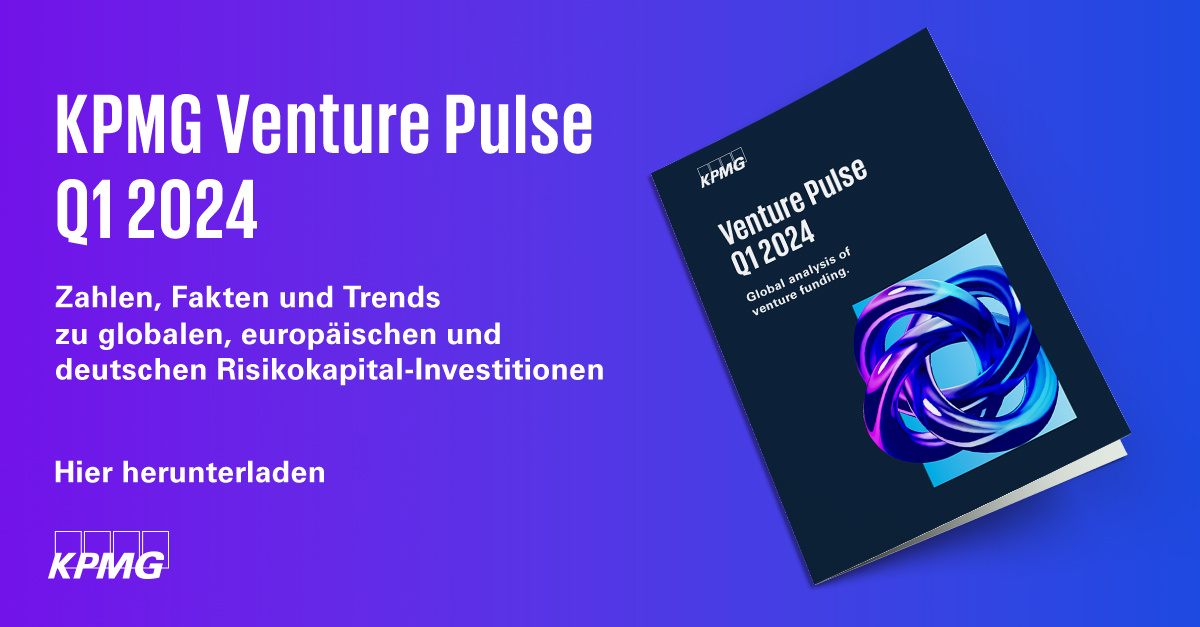 KPMG Venture Pulse Q1 2024 KPMG Venture Pulse Q1 2024
