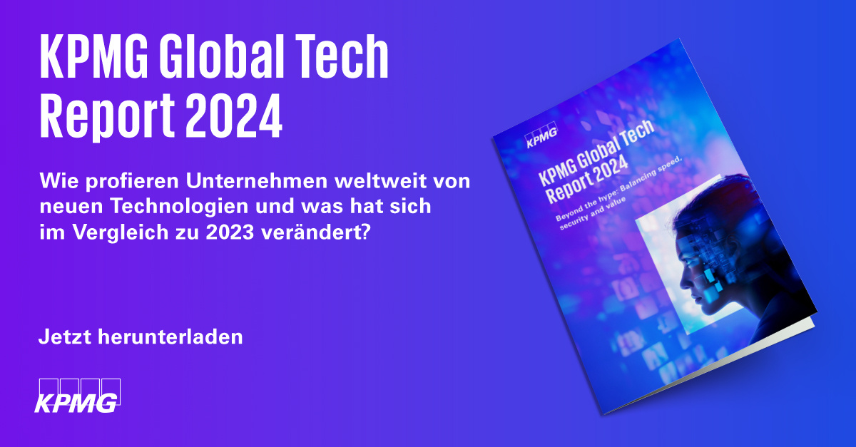 Global Tech Report 2024 - KPMG AG Wirtschaftsprüfungsgesellschaft
